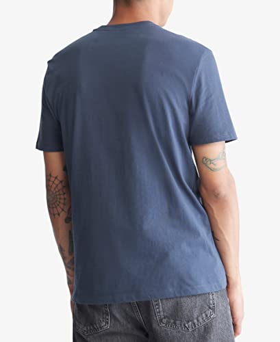Calvin Klein Men's Monogram CK Jeans Crewneck T-Shirt, Ink