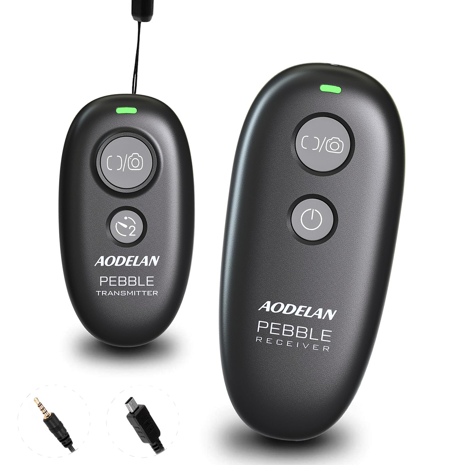 AODELAN Wireless Shutter Release for Olympus OM-D E-M10 Mark II, Pen E-PL8, Pen-F and for Panasonic Lumix DMC-G7, G85, GH4, Replaces RM-UC1 and DMW-RSL1