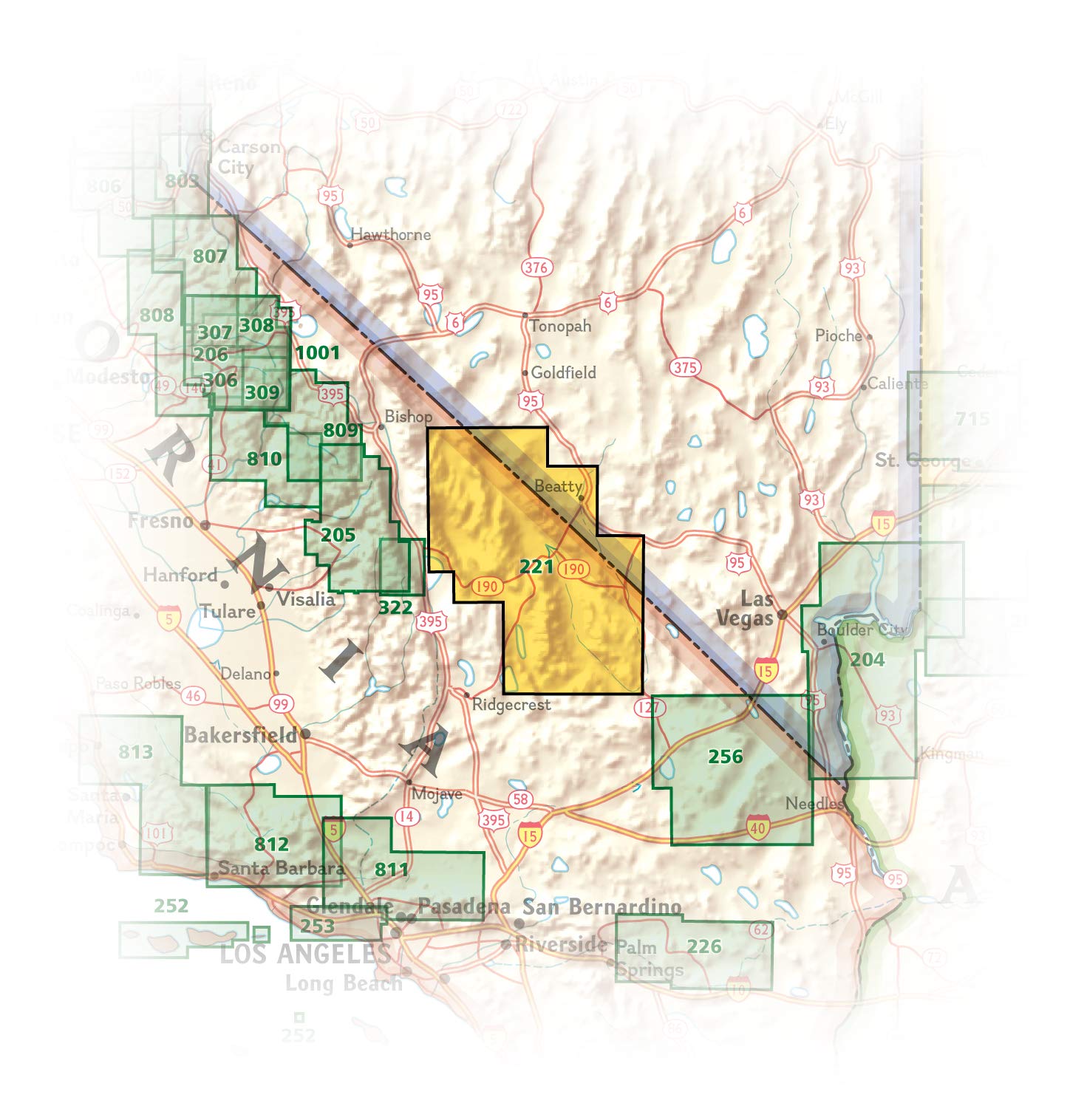 Death Valley National Park Map (National Geographic Trails Illustrated Map, 221)