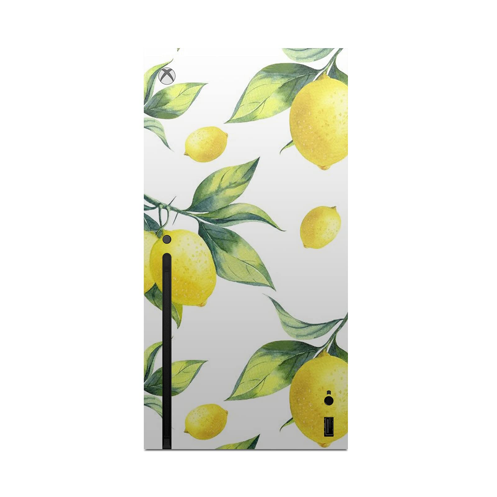 Head Case Designs Officially Licensed Haroulita White Lemons Art Mix Vinyl Sticker Gaming Skin Decal Cover Compatible With Xbox Series X Console and Controller Bundle
