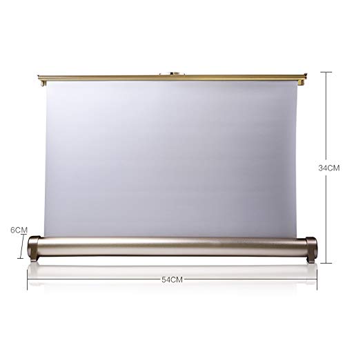 APAINI 20 Inch Projector Screen 16:9 Desktop Portable Front Projection Screen for Business Meeting