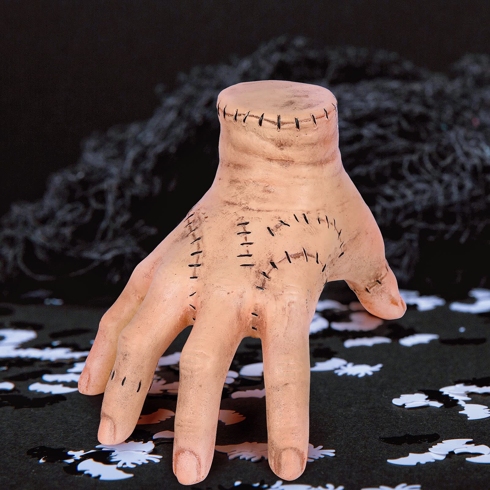 Hand Scary Realistic Fake Hand Gothic Prop Spooky Home Decor Halloween Bloody Decoration Merlina Brithday Party Supplies