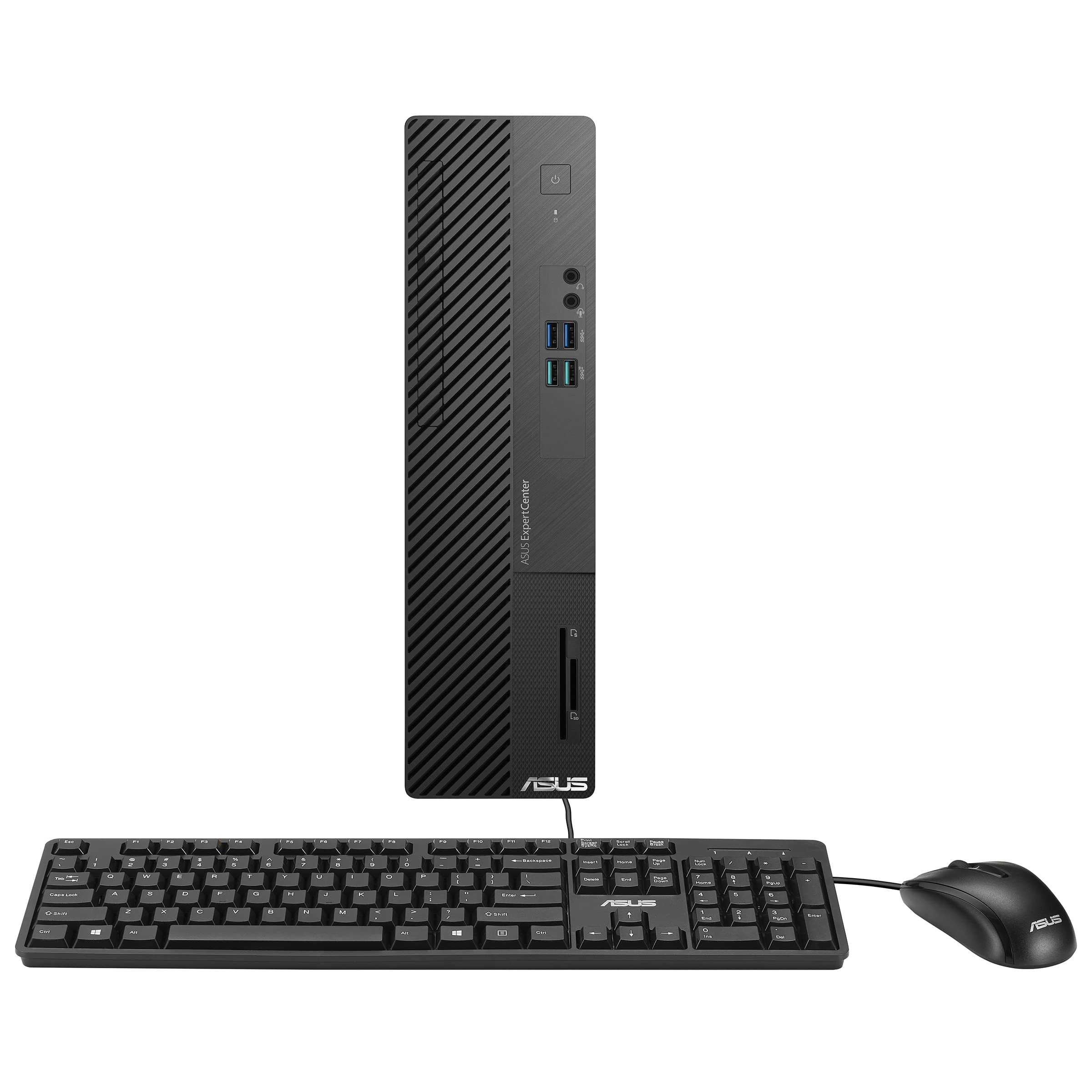 ASUS ExpertCenter D500SD Small Form Factor Desktop PC, Intel Core i5-12400, 8GB DDR4 RAM, 512GB PCIe SSD, TPM, Windows 11 Pro, Black, D500SD-XH503