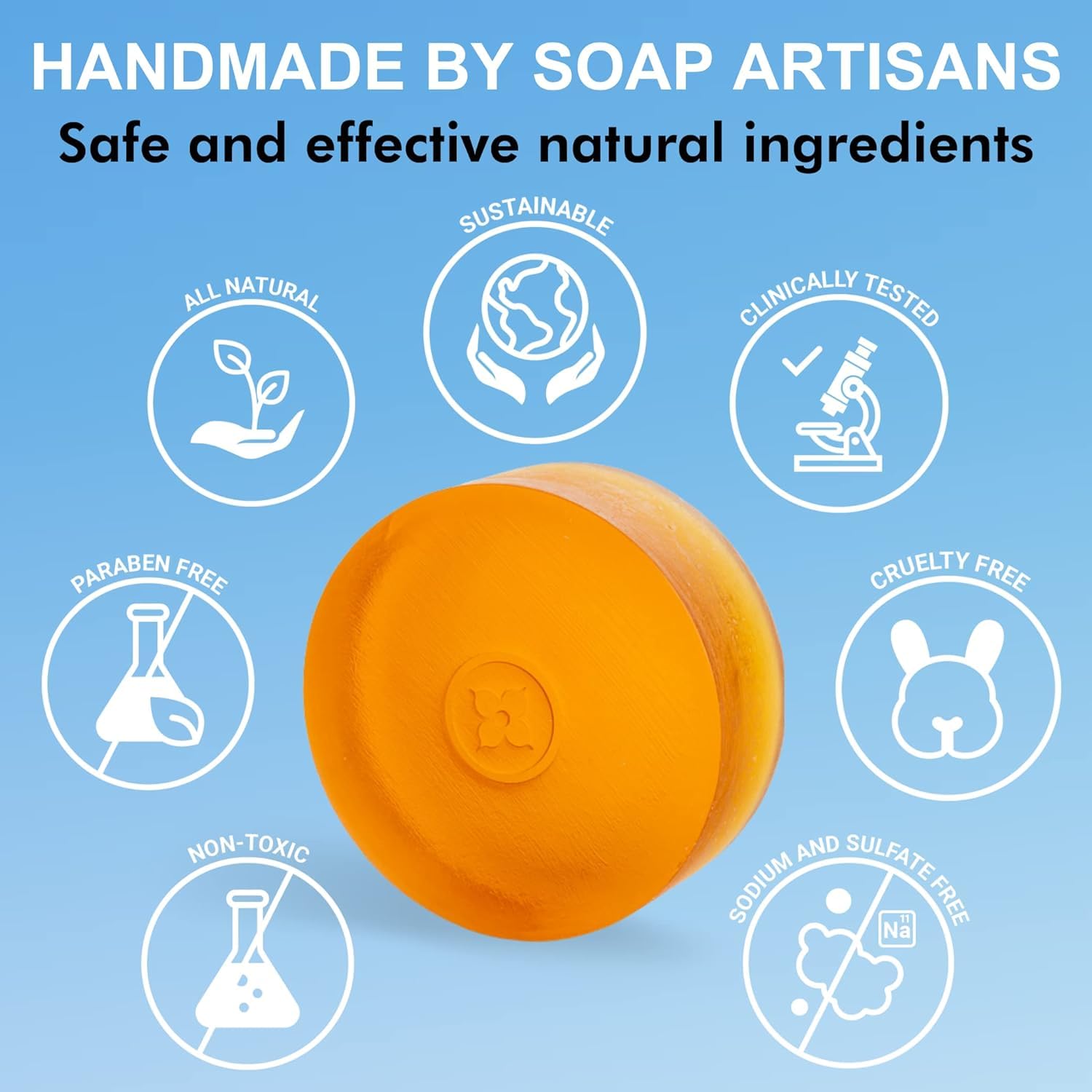 Mirai Clinical Persimmon Soap Bar for Body 100g - Helps Eliminate Nonenal - Japanese Natural Body Odor Soap for Men & Women