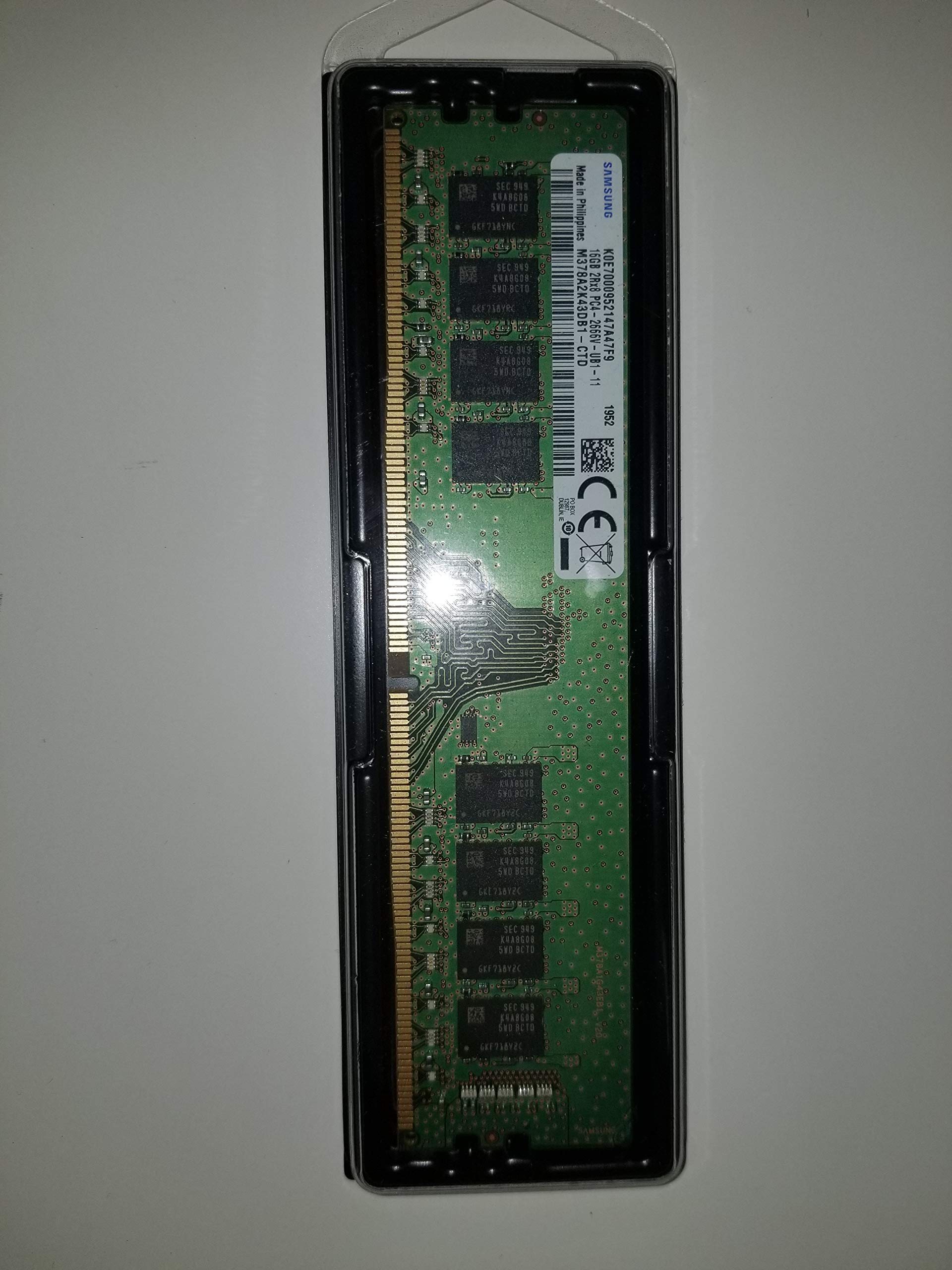 SAMSUNG 16GB DDR4 PC4-21300 2666MHz 288 PIN UDIMM 1.2V CL 19 Desktop ram Memory Module M378A2K43DB1-CTD 5th Generation