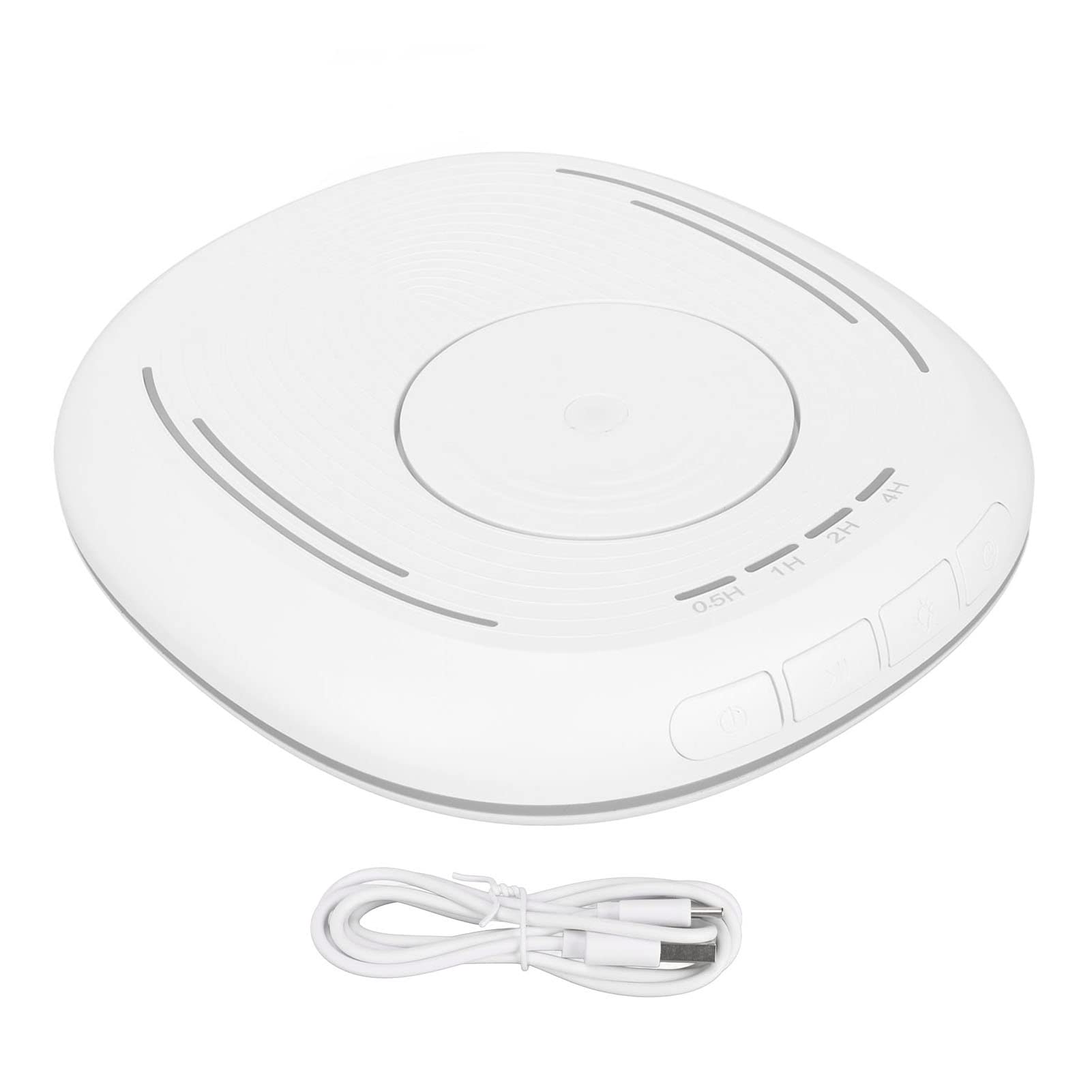 ASHATA Undetectable Mouse Mover, USB Mouse Mover, Automatic Mouse Mover Device with LED Display Adjustable Timing Driver Free Mouse Movement for Windows for OS X for Linux (White)