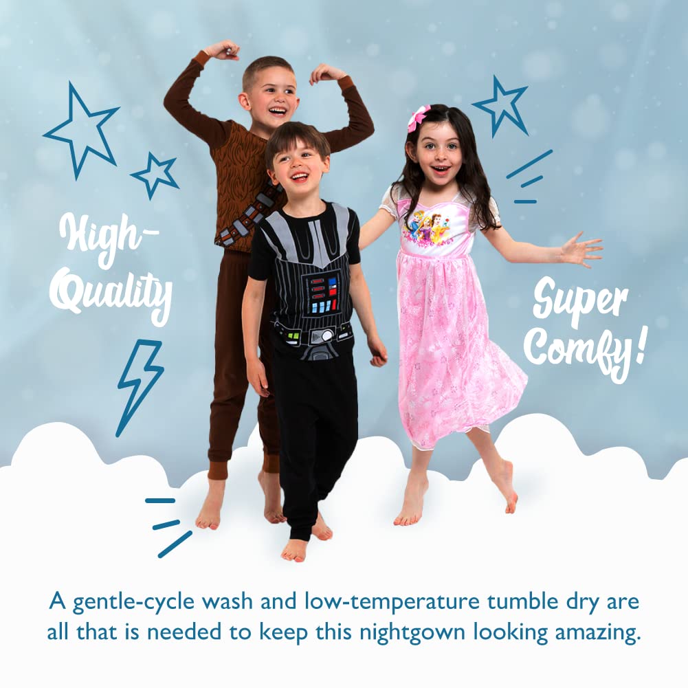Disney Girls' Frozen Fantasy Gown Nightgown, ELSA IN BLUE 2, 3T