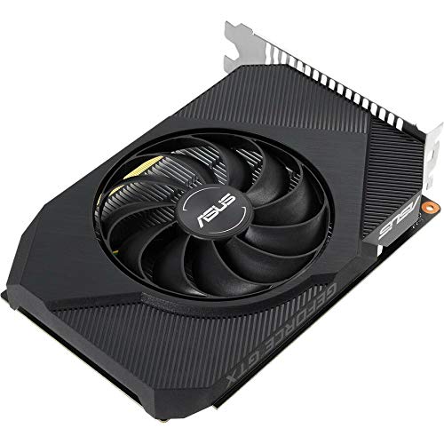 ASUS Phoenix NVIDIA GeForce GTX 1650 OC Edition Gaming Graphics Card (PCIe 3.0, 4GB GDDR6 Memory, HDMI, DisplayPort, DVI-D, 1x 6-pin Power Connector, Axial-tech Fan Design, Dual Ball Fan Bearings)