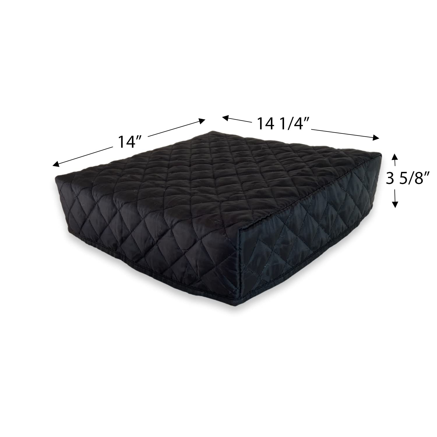 Beat Breakerz - Double Quilted Turntable Dust Cover Black, Fits Audio-Technica ATLP60X