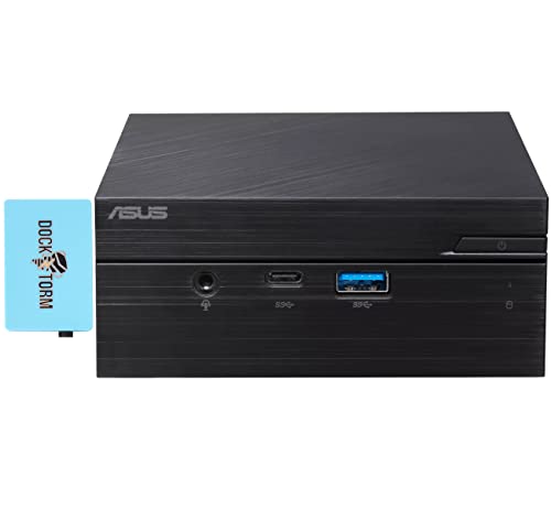 ASUS PN51-S1 Home & Business Mini Desktop (AMD Ryzen 3 5300U 4-Core, 8GB RAM, 512GB PCIe SSD, AMD Radeon, WiFi, Bluetooth, HDMI, USB 3.1, Display Port, Black, Win 11 Pro) with Hub