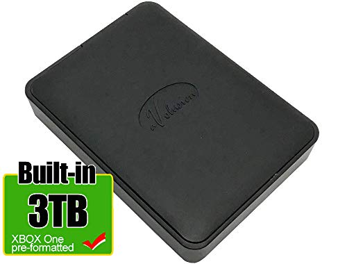 Avolusion 3TB USB 3.0 Portable External Gaming Hard Drive (Designed for Xbox One, Pre-Formatted) - 2 Year Warranty