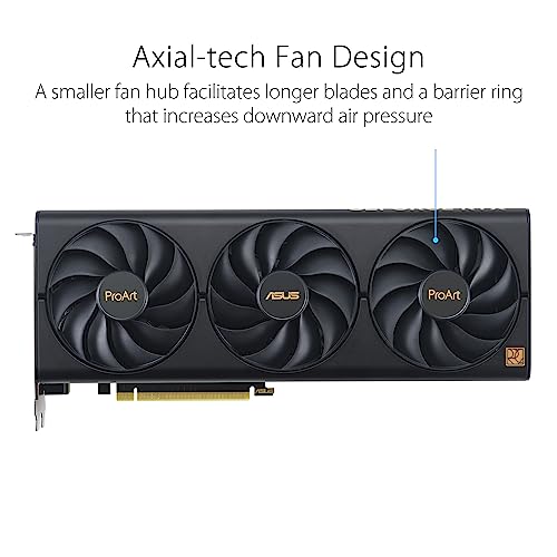 ASUS ProArt GeForce RTX™ 4060 OC Edition 8GB GDDR6 Graphics Card (PCIe 4.0, 8GB GDDR6, DLSS 3, HDMI 2.1a, DisplayPort 1.4a)
