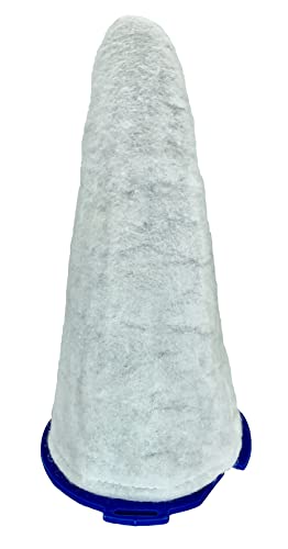 Bamkyait P22X021 Vacuum Filter Cotton and cone Filter ring fits Pool Blaster Water Tech Centennial Filter (6 pack Filter Cotton+1 blue cone)