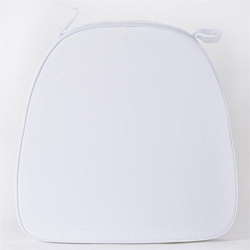 BalsaCircle White Cushion for Chiavari Chairs - Wedding Party Event Furniture Reception Dinner Catering Ceremony Decorations