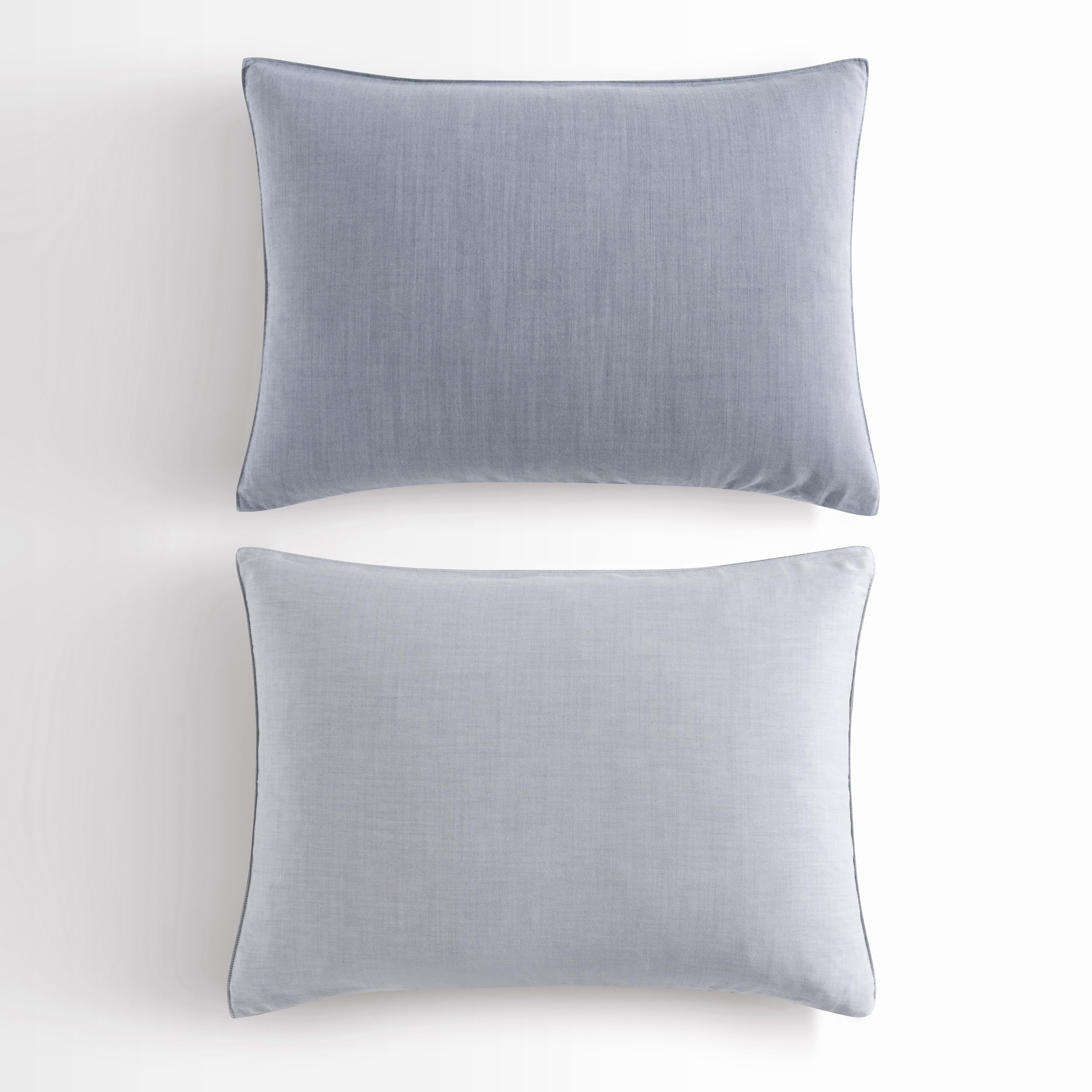 Calvin Klein - King Duvet Cover Set, Reversible Tencel Bedding with Matching Shams, Modern Home Decor (Slate Blue, King)
