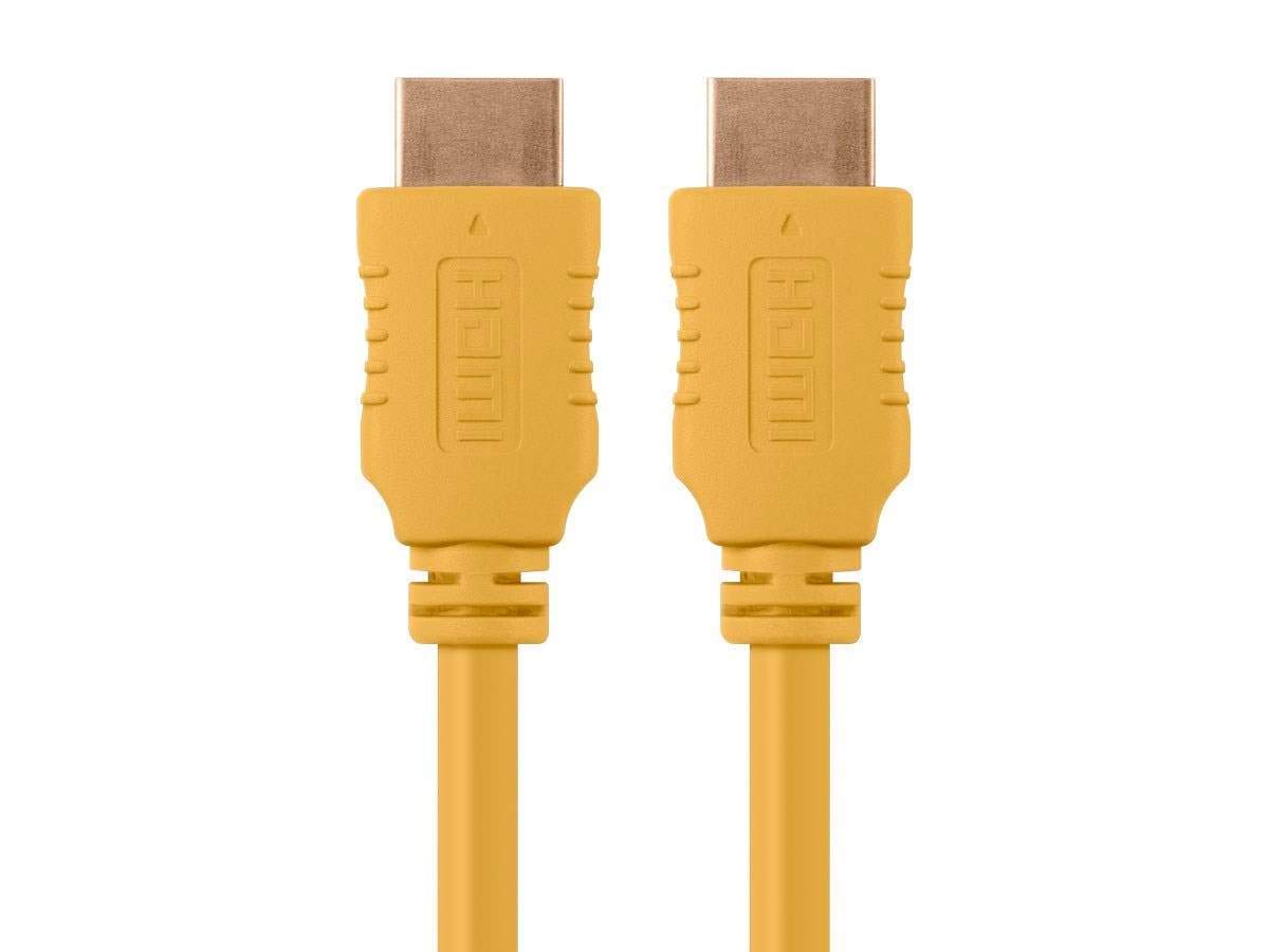 Monoprice 4K High Speed HDMI Cable - HDMI 2.0, 4K@60Hz, HDR, HDR10, Dolby Vision, 18Gbps, YUV 4:4:4, 28AWG, With Ferrite Cores, 4 Feet, Black