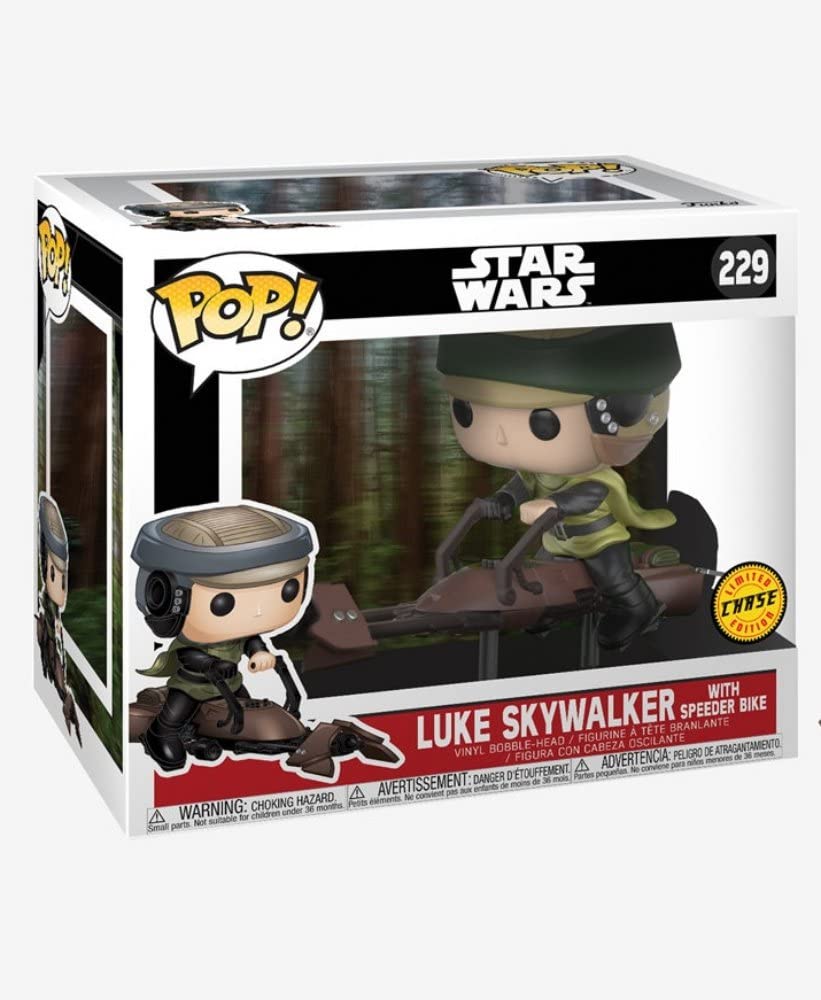 Funko Star Wars Luke on Speeder Bike Pop Vinyl Figure (Chase)