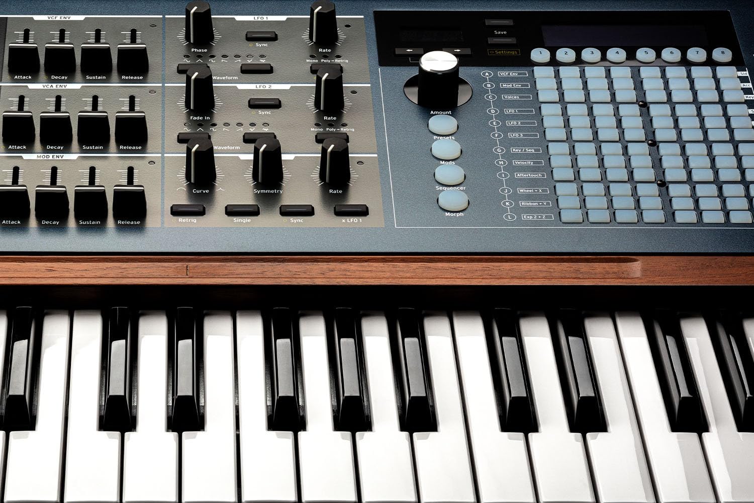 Arturia PolyBrute 6-Voice Polyphonic Morphing Analog Synthesizer Natural Wood