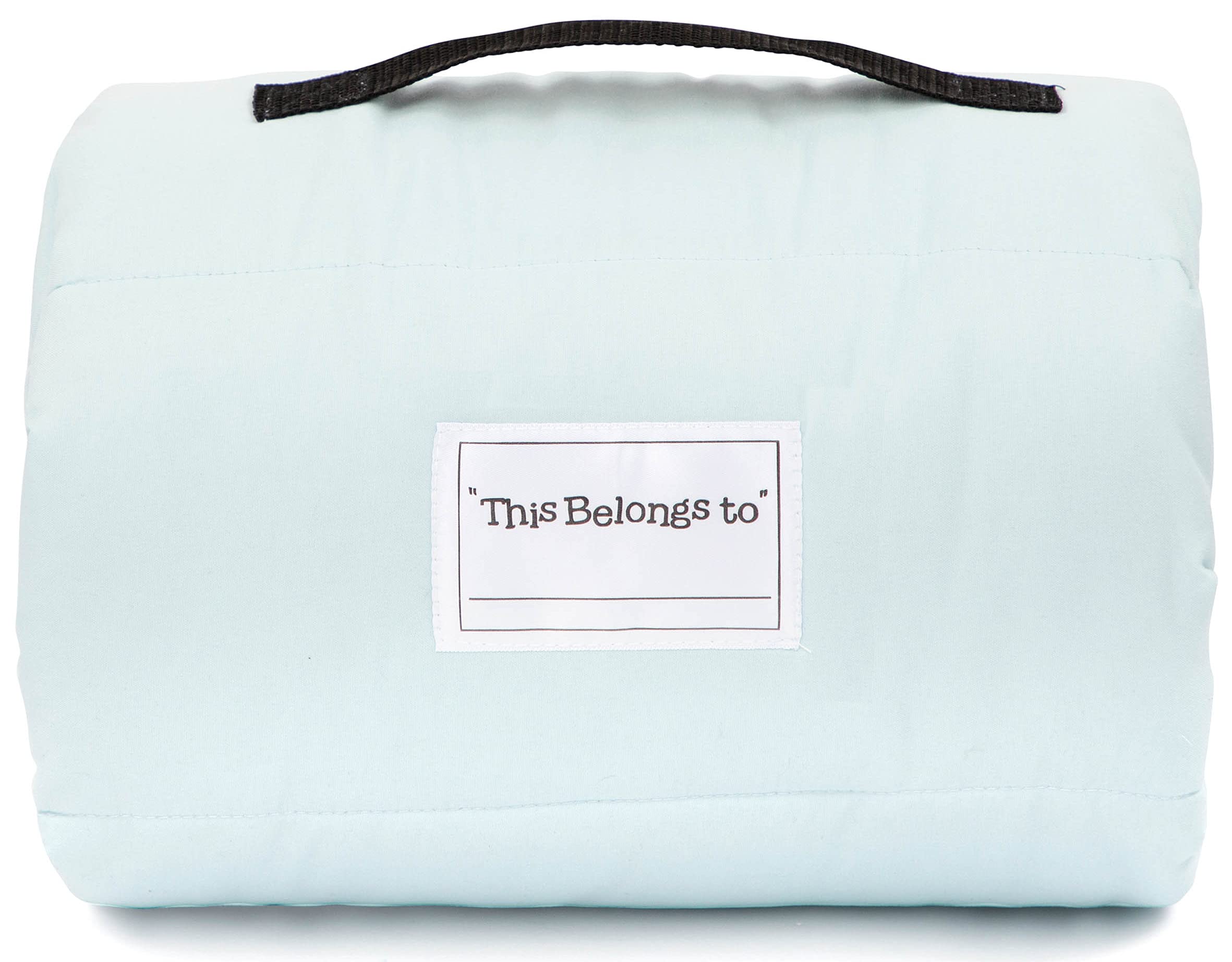 Jay Franco Bluey Sisters Nap Mat – Built-in Pillow and Blanket - Super Soft Microfiber Kids'/Toddler/Children's Bedding, Ages 3-7 (Official Bluey Product)