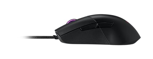 ASUS ROG Keris Lightweight FPS Optical Gaming Mouse with ROG Paracord Soft Cable, Specially-Tuned ROG 16,000 dpi Sensor, Exclusive Push-fit Switch Socket Design, PBT L/R Keys
