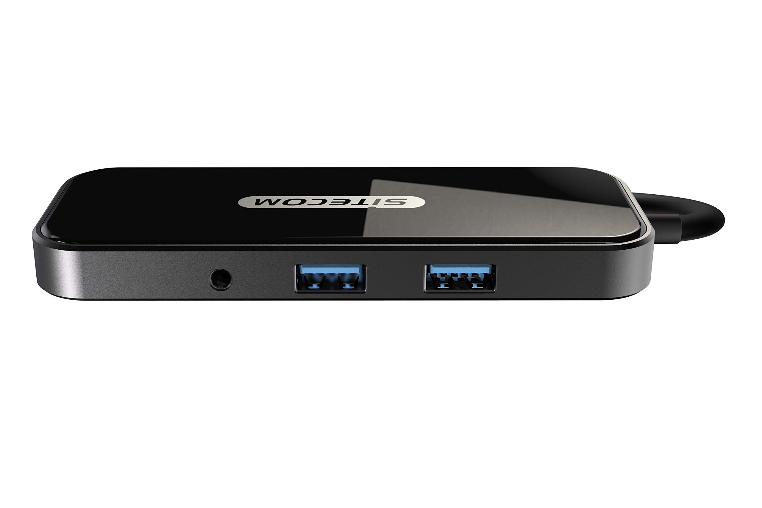 Sitecom CN-393 USB-C Multiport Adapter | USB-C to 1x HDMI + 2X USB 3.1 + 1x USB-C - with USB-C Power Delivery 100W