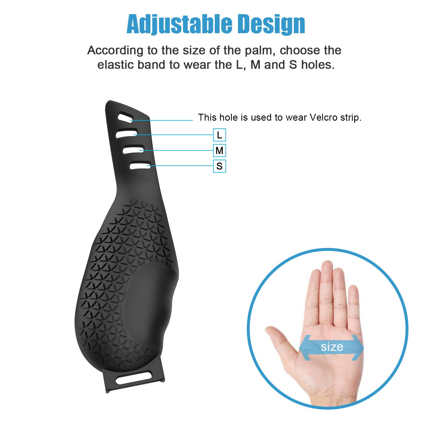 AMVR Touch Controller Grip Cover & Anti-Collision Silicone Protection Cover Ring Comfort Set for Oculus Quest 1 or Rift S Accessories, with Adjustable Wrist Strap Anti-Throw Handle Protective Sleeve