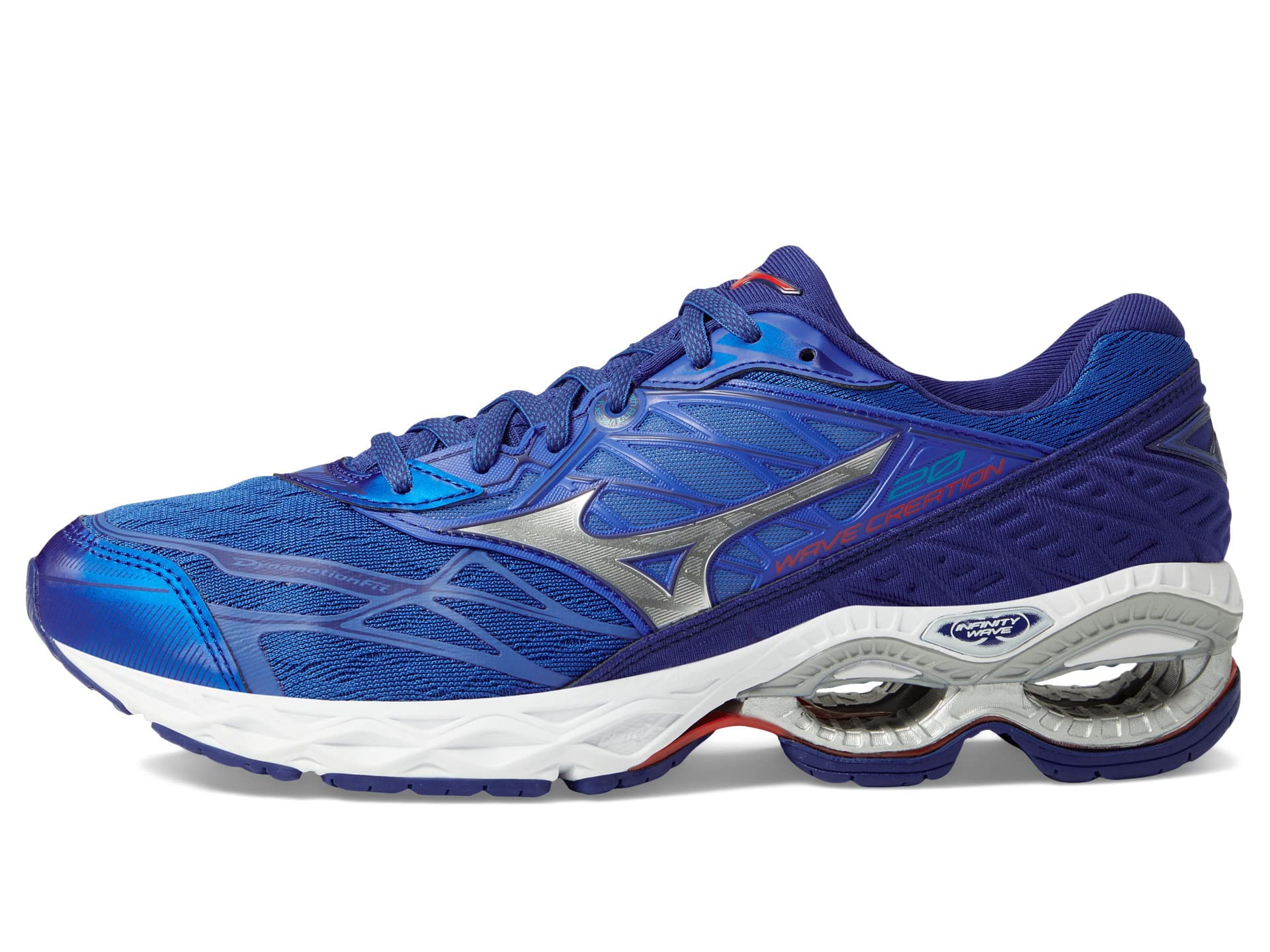 Mizuno Women's Men's Wave Creation 20 Running Shoe, Turkish Sea, 10.5