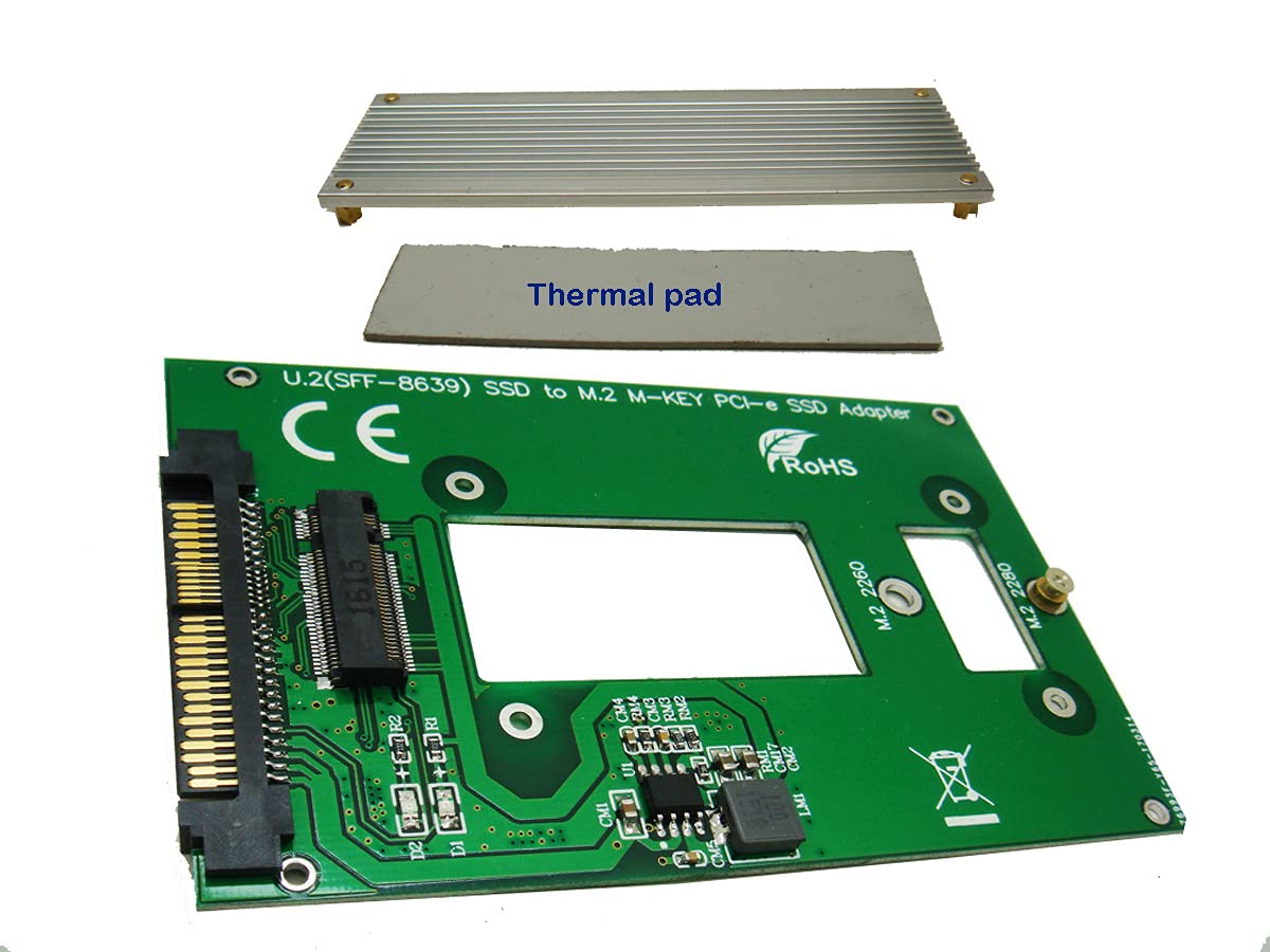 Sintech U.2 SFF-8639 to M.2 nVME SSD Adapter Card