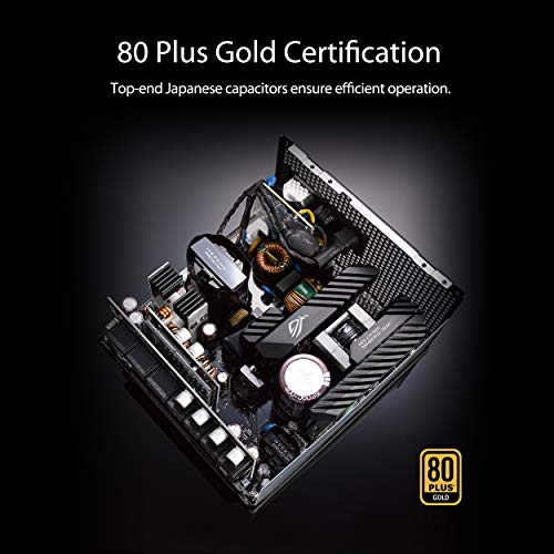 ASUS ROG Strix 850W White PSU - ROG Heatsinks, Axial-Tech Fan, 80 Plus Gold, Fully Modular, 10-Year Warranty
