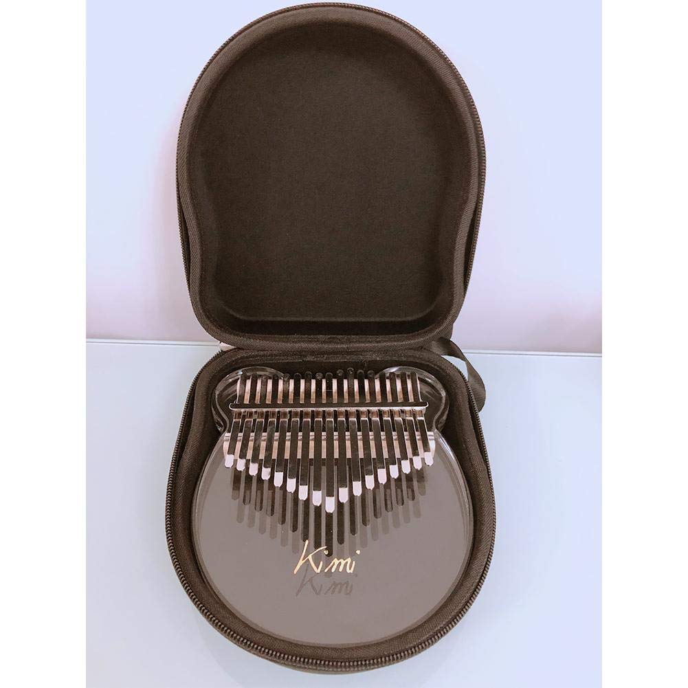 Kimi Crystal Thumb Piano Kalimba Transparent Crystal Bear Model 17 key Beginner Finger Piano