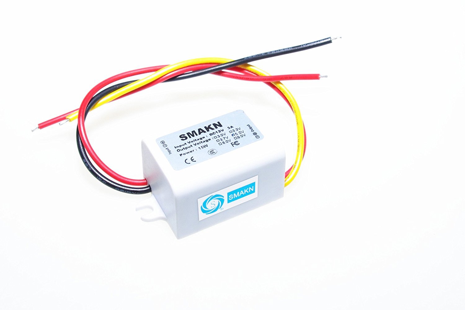SMAKN® DC/DC Converter 12V 8-23V Step Down to 5V/3A 5V 3A 15W Power Supply Module