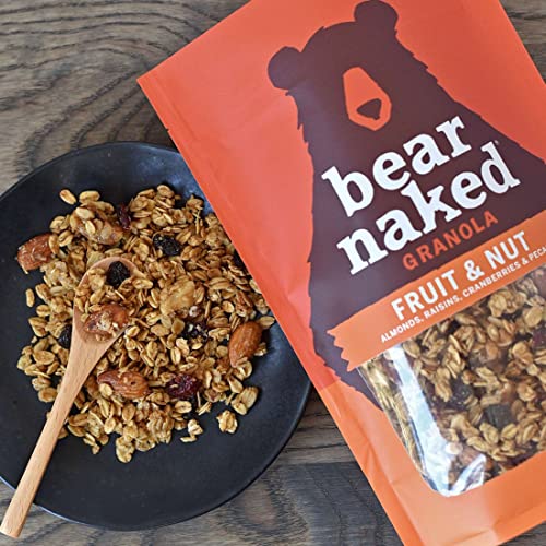 Bear Naked Granola Cereal, Breakfast Snacks, Fruit and Nut (6 Bags)