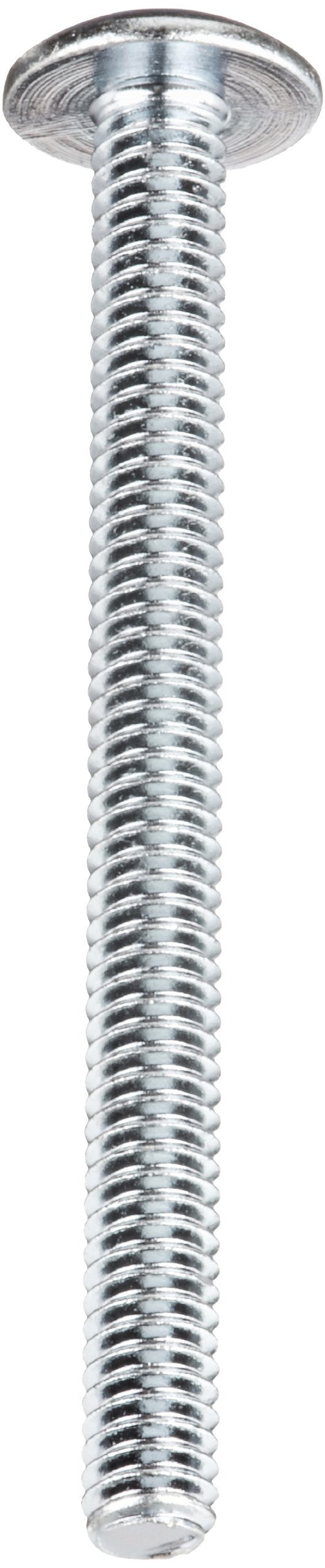 Small Parts 0830MCT Steel Truss Head Machine Screw, Zinc Plated Finish, Meets ASME B18.6.3, #2 Phillips/Slotted, #8-32 Thread Size, 1-7/8" Length, Fully Threaded, Imported (Pack of 100)