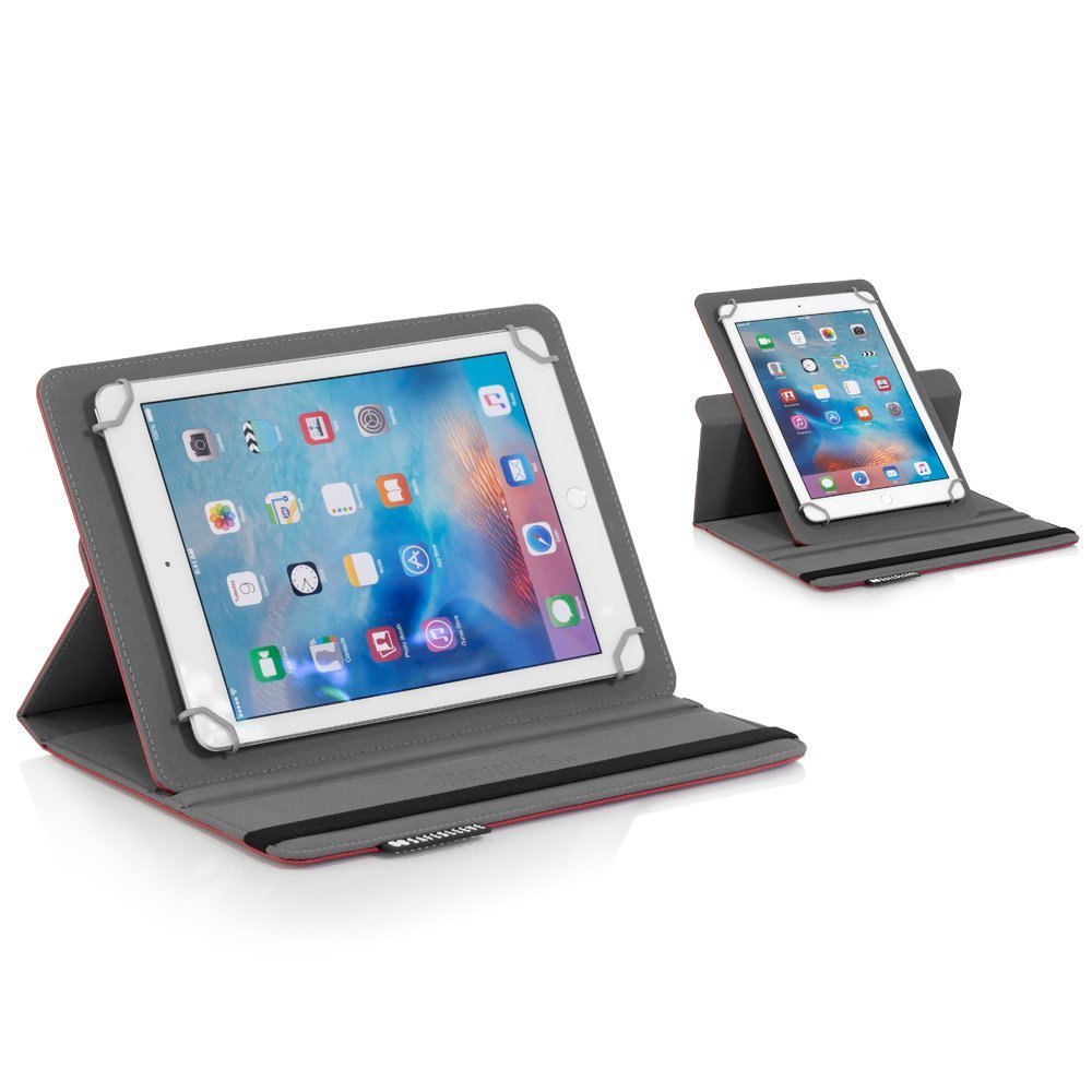 SafeSleeve EMF Protection Anti Radiation iPad Case: Universal Tablet Case for for 9"-10" Tablet Computers Including iPad, iPad Air, iPad Pro 9.7 Galaxy Tab 9.7, Nexus 10, Nook HD+ (Red)