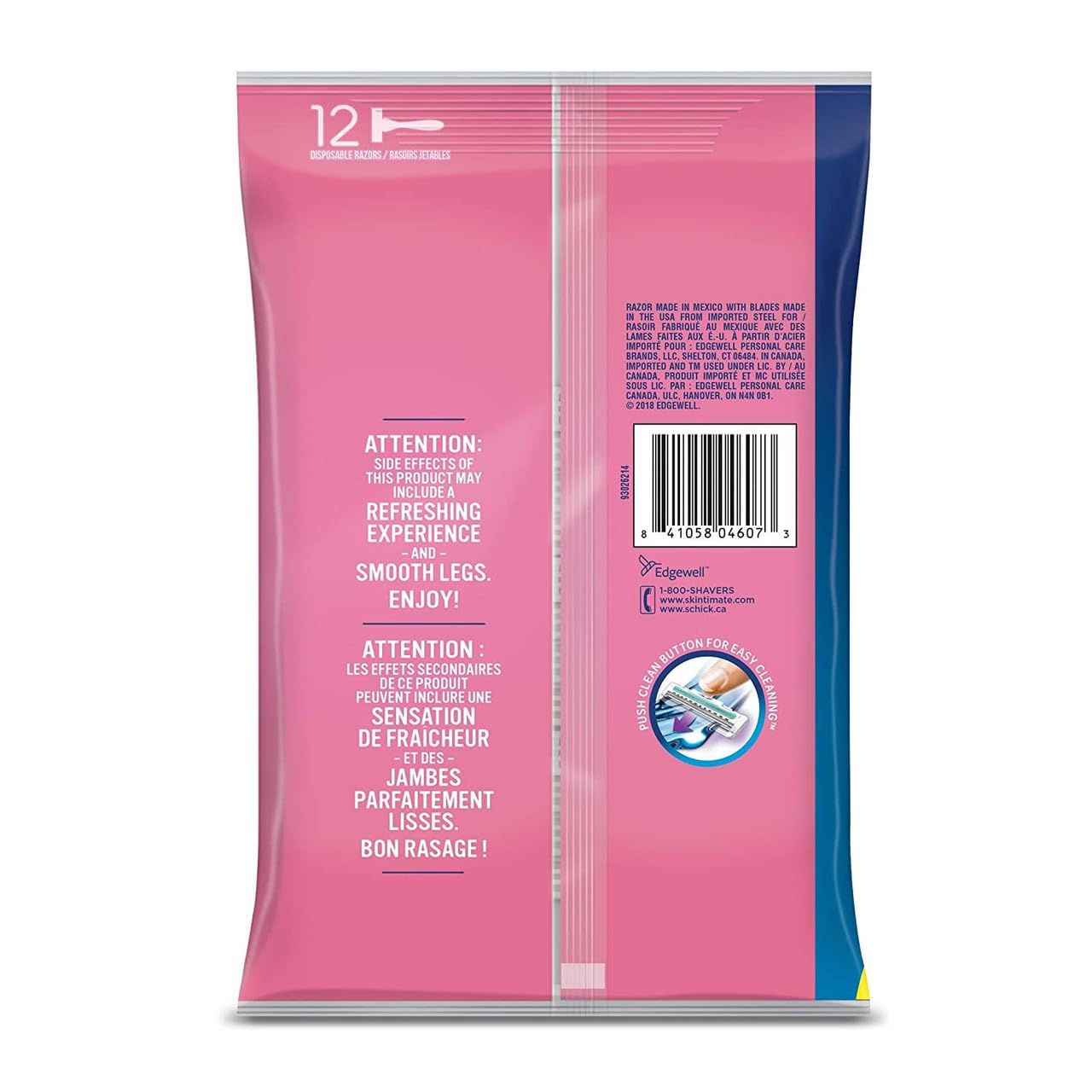 Schick ST2 for Women Sensitive Skin Disposable Razor, 12 Count (Pack of 2)