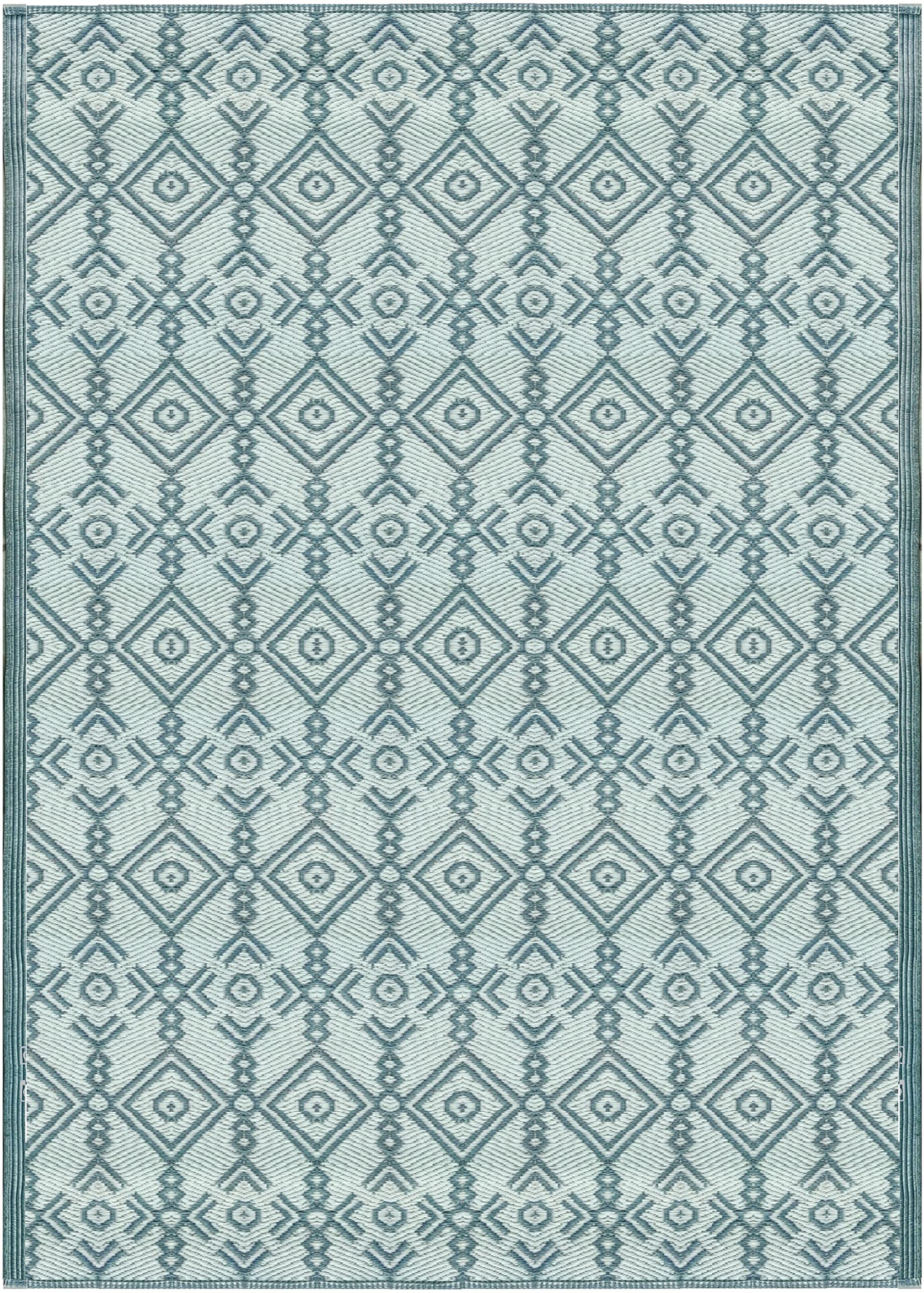 BalajeesUSA Outdoor Rug - 5x7 Grey Reversible Recycled Plastic Straw Patio Decor Waterproof Large RV Camper mat Camping 7032