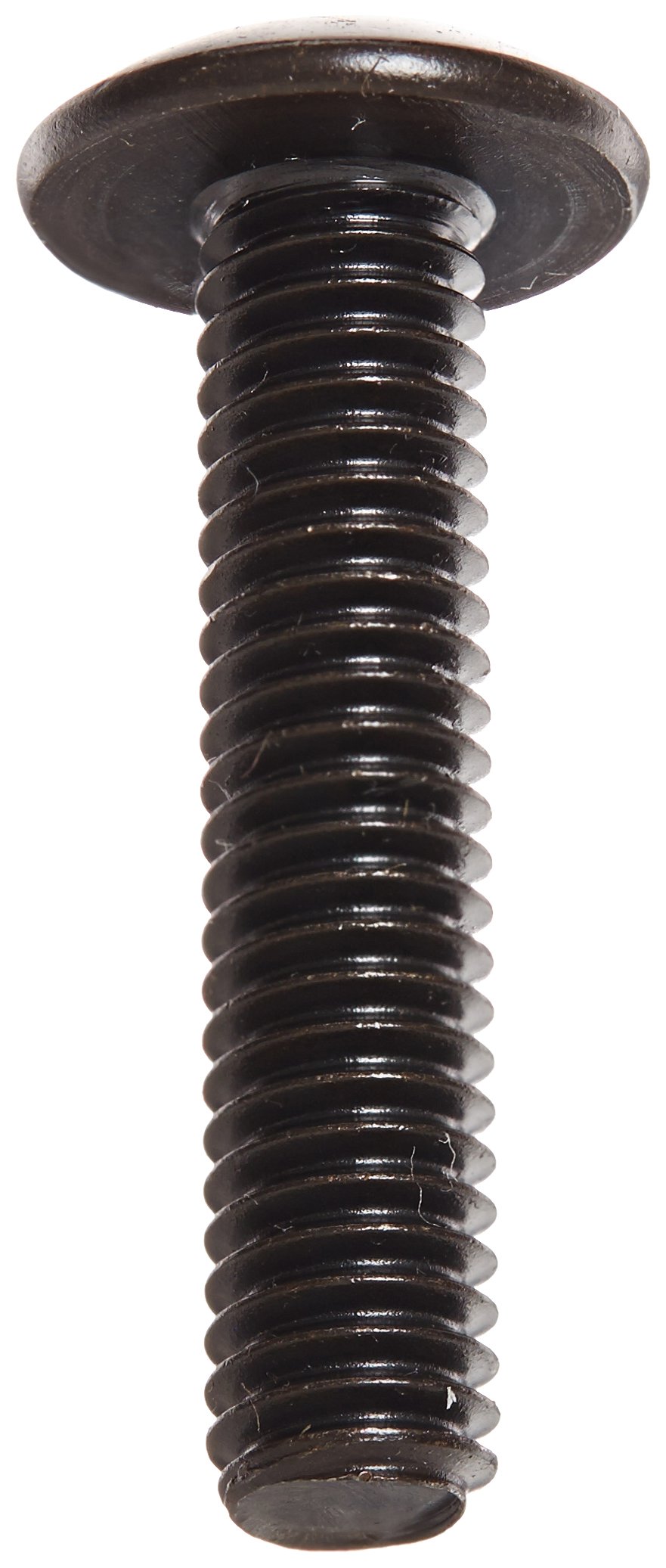 Small Parts 3124MPTB Steel Truss Head Machine Screw, Black Oxide Finish, Meets ASME B18.6.3, #4 Phillips, 5/16"-18 Thread Size, 1-1/2" Length, Fully Threaded, Imported (Pack of 25)