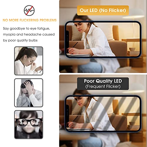 Briignite LED Light Bulbs, ๐ ๐๐๐ฒ ๐๐๐ ๐๐ข๐ ๐ก๐ญ ๐๐ฎ๐ฅ๐๐ฌ 50 100 150W Equivalent, 3 Way Light Bulbs, Three Way A19 Light Bulbs E26 Medium Base, Warm White 3000K, 600lm-1200lm-1600lm, 2 Pack