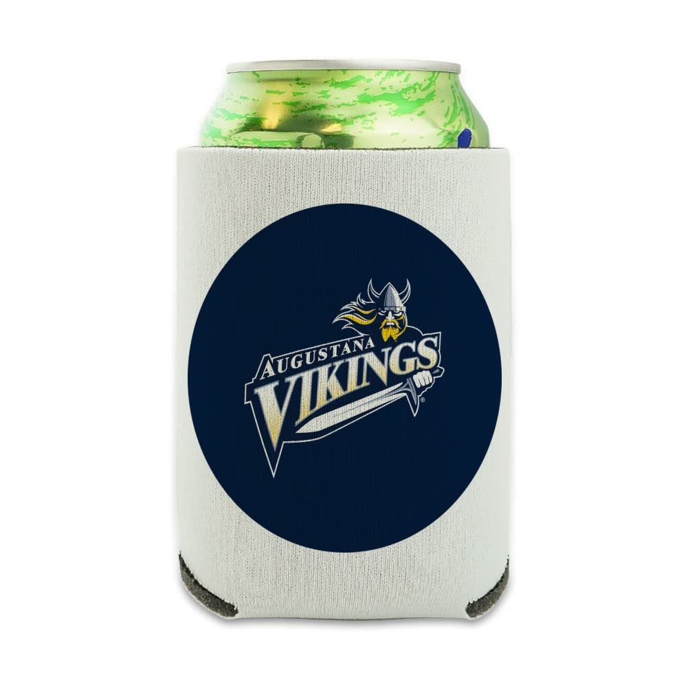 Augustana University Primary Logo Can Cooler - Drink Sleeve Hugger Collapsible Insulator - Beverage Insulated Holder