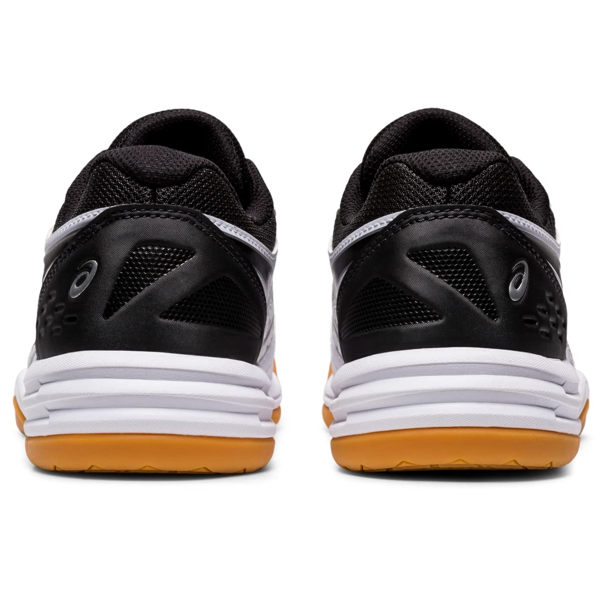 ASICS Kid's Upcourt 4 Grade School Volleyball Shoes, 4.5, WHITE/BLACK