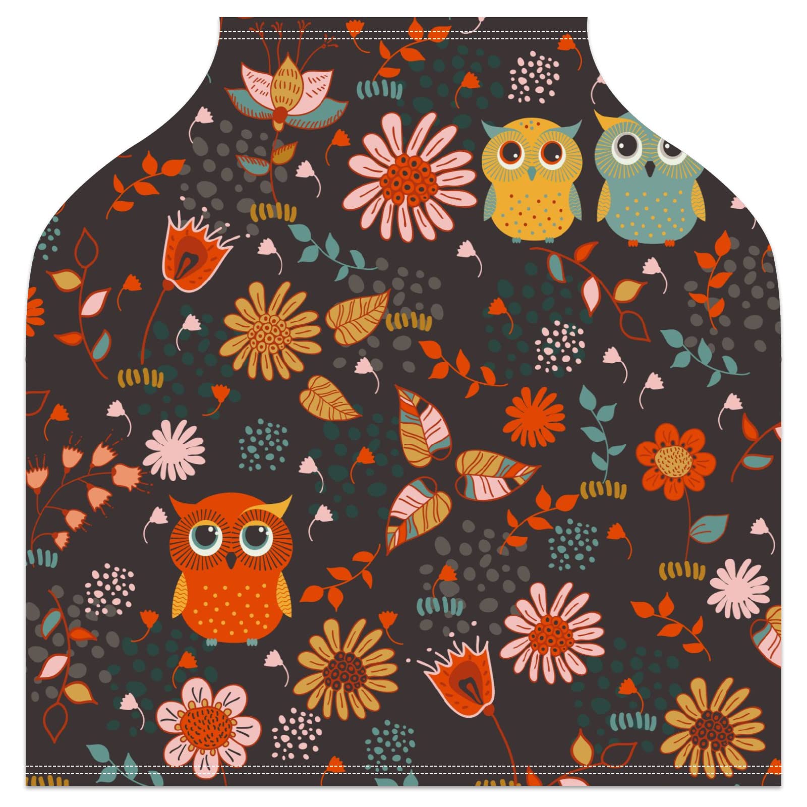 Baby Car Seat Covers Cartoon Owls Multi- use Breastfeeding Scarf, CarSeat Canopies for Newborn