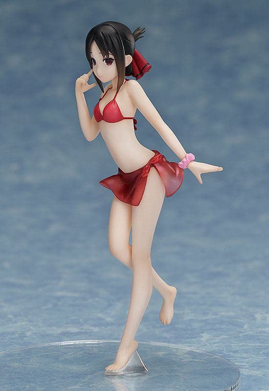 FREEing Kaguya-sama: Love is War: Kaguya Shinomiya (Swimsuit Version) 1:12 Scale PVC Figure, Multicolor
