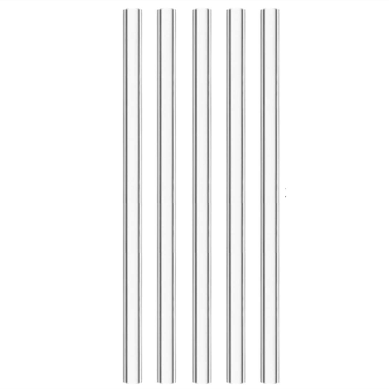 Deschem 500mm Quartz Glass Tube Thcikness 1.5mm Length=50cm Made by Vycor Glasses 5Pcs/Pack