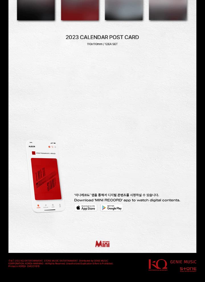 ATEEZ TREASURE EP.2 : Zero To one 2nd Mini Album META Platform Version Card holder+QR photocard album+Photocard+Postcard+Tracking