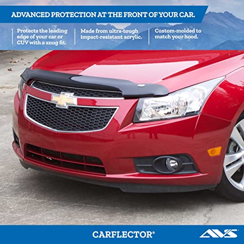 Auto Ventshade [AVS] Carflector Hood Shield | 2015 - 2018 Ford Edge, Medium Profile - Smoke, 1 pc. | 20529