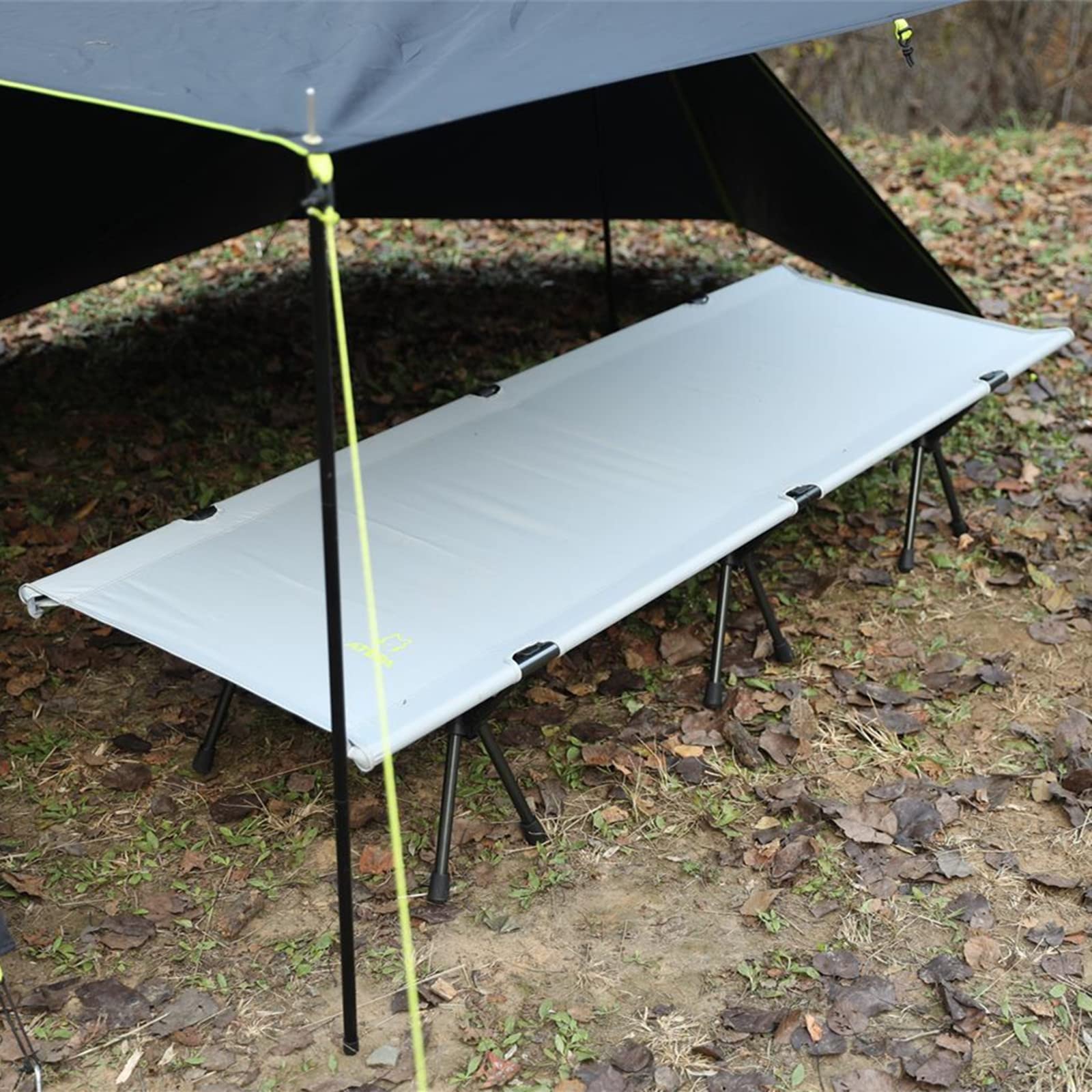 ATEPA Heavy Duty Lightweight Folding Camping Cot Bed, Height Adjustable Foldable Portable Sleeping Cot for Adult, Patio, Beach, Hiking, Camping, Travel, Office Nap, Outdoor, Support 330lbs