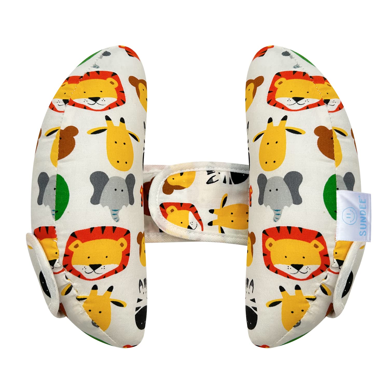 Baby Car Seat Head Neck Support, Toddler Adjustable Stroller Safety Insert, Banana U-Shape Travel Headrest Cushion