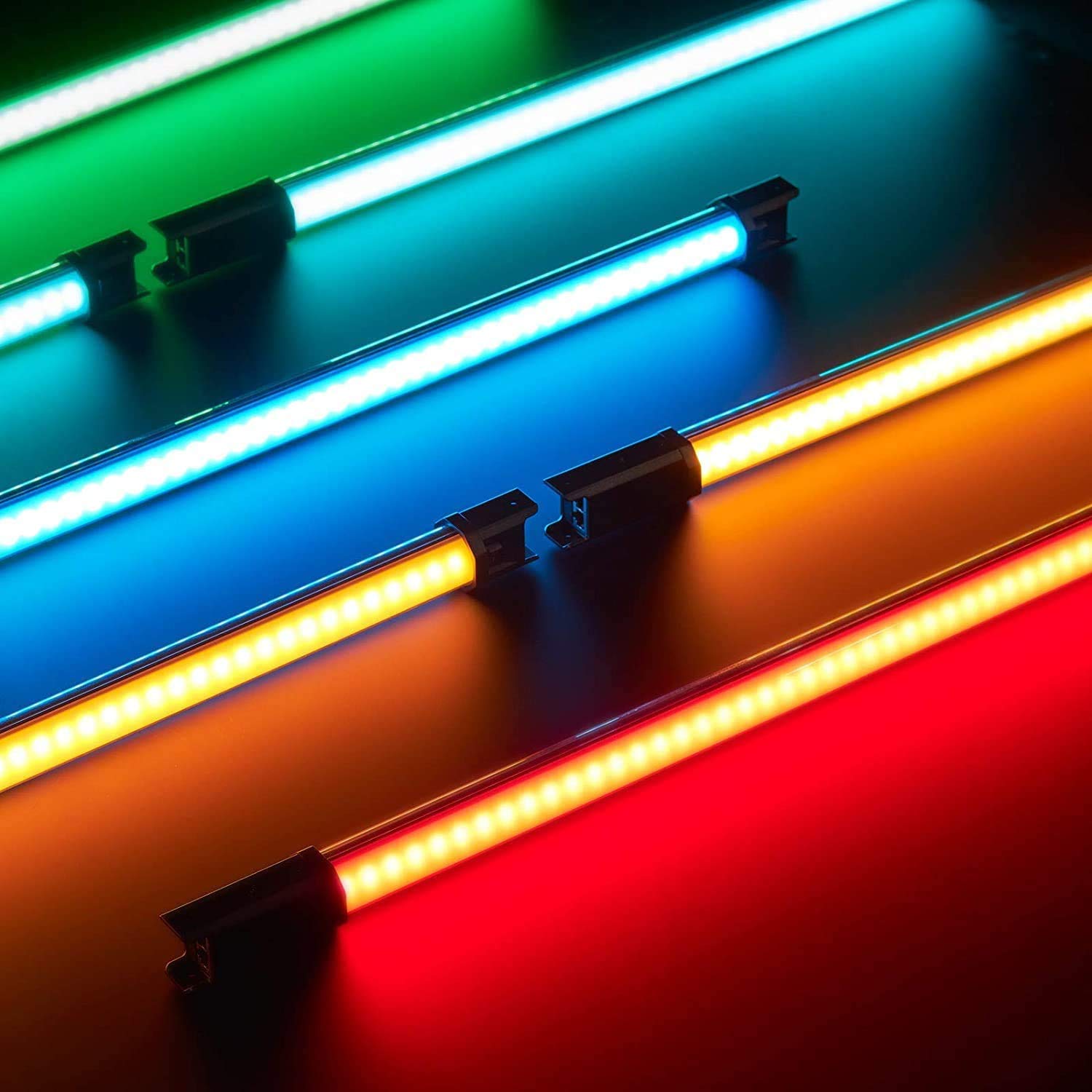 Godox TL60 RGB Tube Light,CRI 96 TLCI 98,Color Temper 2700K~6500K,100% Brightness (LUX),39 FX Effects,2.4G Wireless,Support APP Control/DMX Control (4PCS)