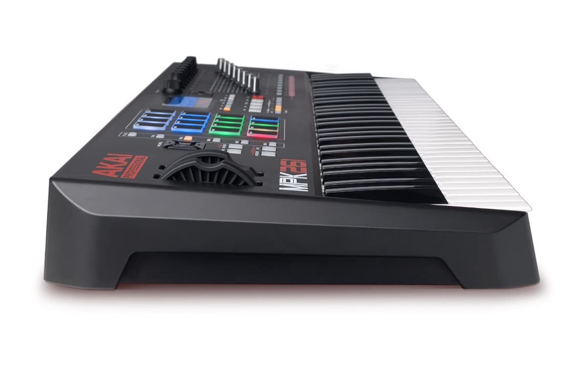Beat Maker Bundle – 61 Key USB MIDI Keyboard Controller With 16 Drum Pads, Sustain Pedal and Pro Software Suite – Akai Pro MPK261