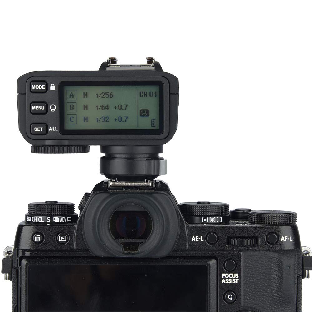 Godox X2T-F 2.4G Wireless Flash Trigger Transmitter for Fuji with TTL II HSS 1/8000s Group Function LED Control Panel Firmware Update